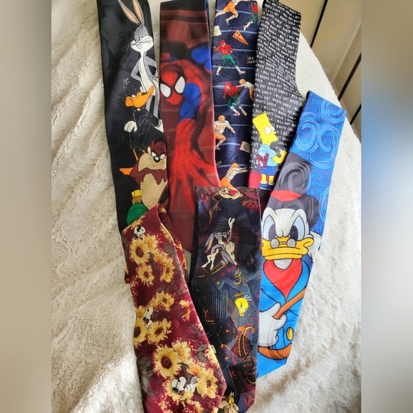 Accessories | 7 Silk Character Ties | Poshmark